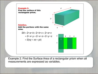 Tutorials--Surface Area | PPT