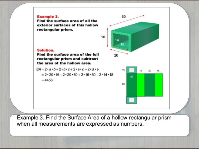 Tutorials--Surface Area