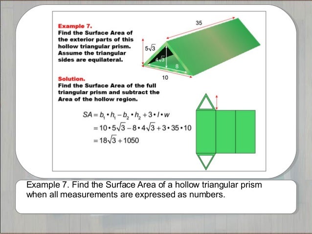 Tutorials--Surface Area