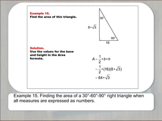 Tutorials--Triangle Area and Perimeter | PPT