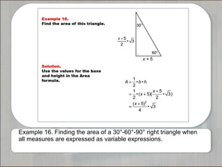 Tutorials--Triangle Area and Perimeter | PPT
