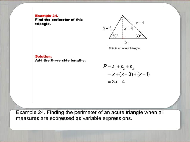 Tutorials--Triangle Area and Perimeter | PPT