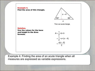 Tutorials--Triangle Area and Perimeter | PPT