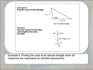 Tutorials--Triangle Area and Perimeter | PPT