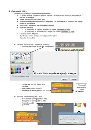 Tutorial scratch 2 (Joc de preguntes) | PDF