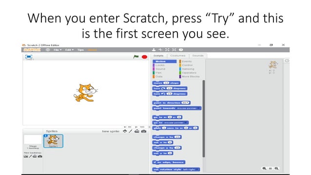 Tutorial scratch diana, claudia | PPT