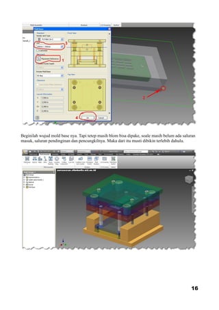 Tutorial sederhana simulasi injeksi plastik | PDF