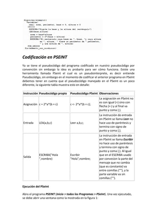 Tutorial sencillo manejo de pseint y free dfd | PDF