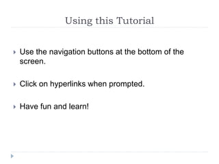 Sensation Tutorial | PPT