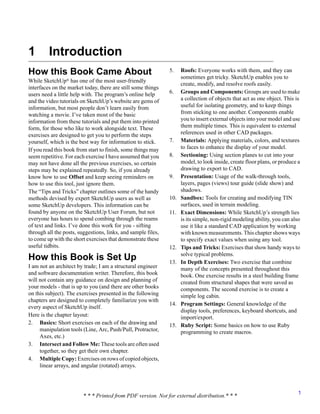 Tutorial sketch up_bonnie_roske | PDF | Desktop Publishing | Computer ...