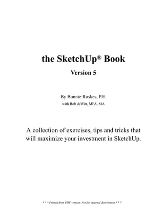 Tutorial sketch up_bonnie_roske | PDF