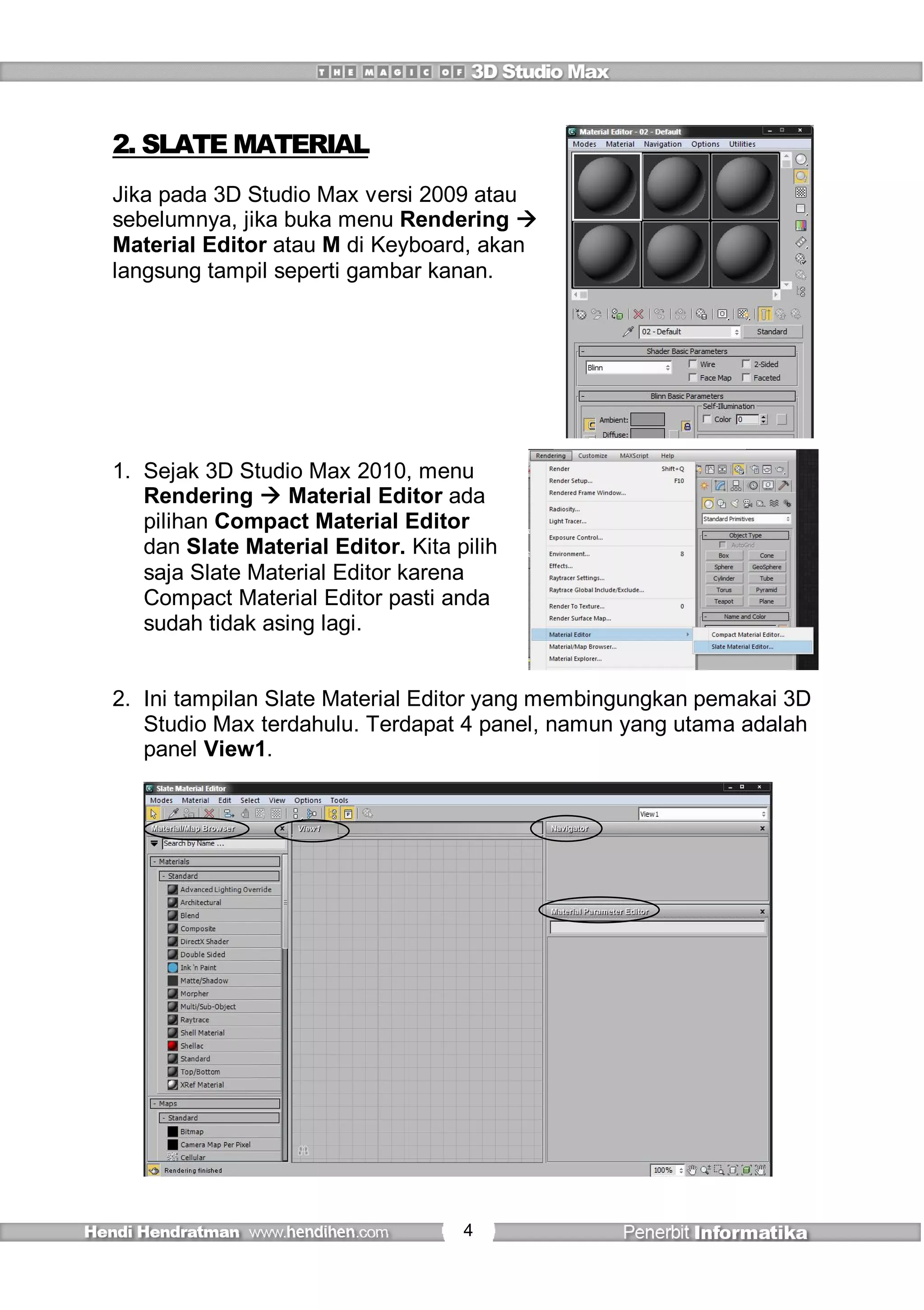 Tutorial slate material 3dsmax 2010 | PDF