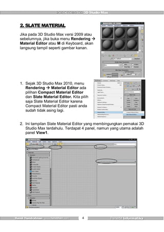 Tutorial slate material 3dsmax 2010 | PDF
