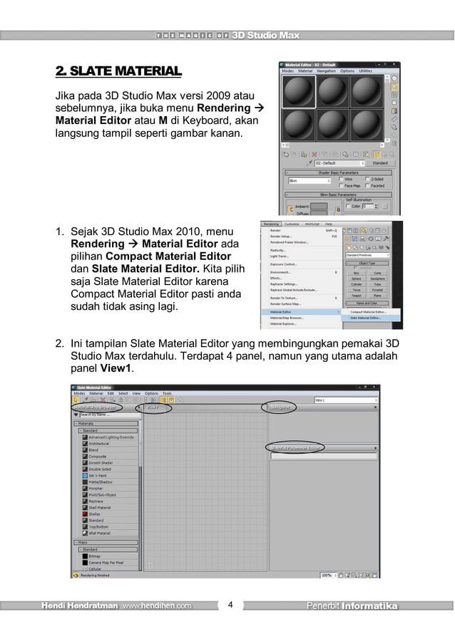 Tutorial slate material 3dsmax 2010 | PDF