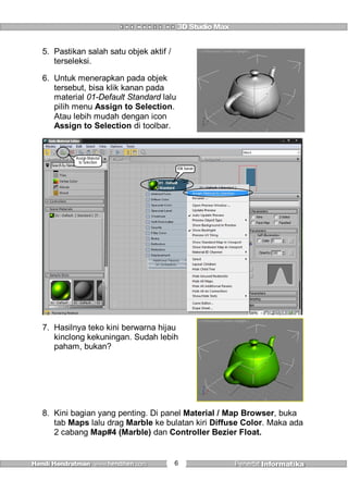 Tutorial slate material 3dsmax 2010 | PDF