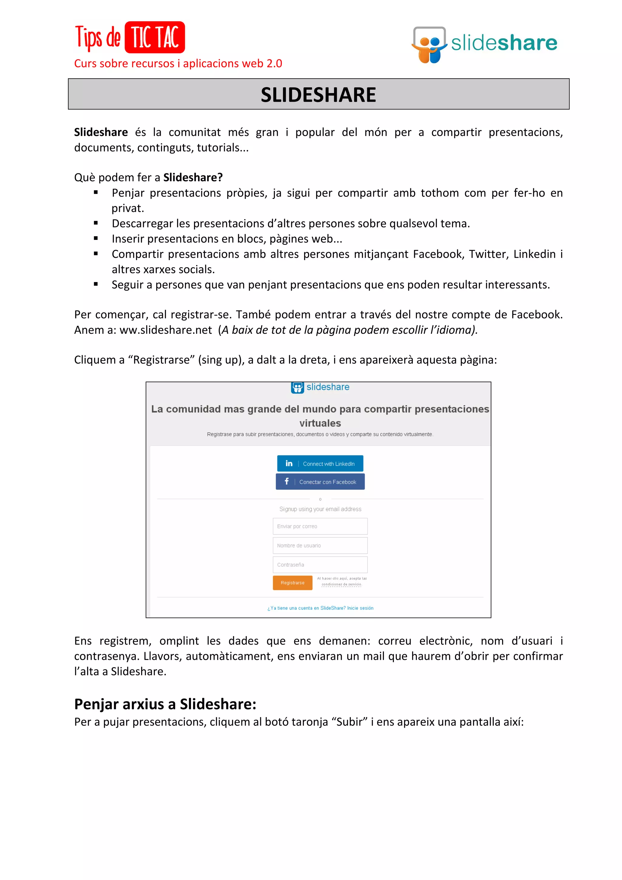 Tutorial Slideshare | PDF