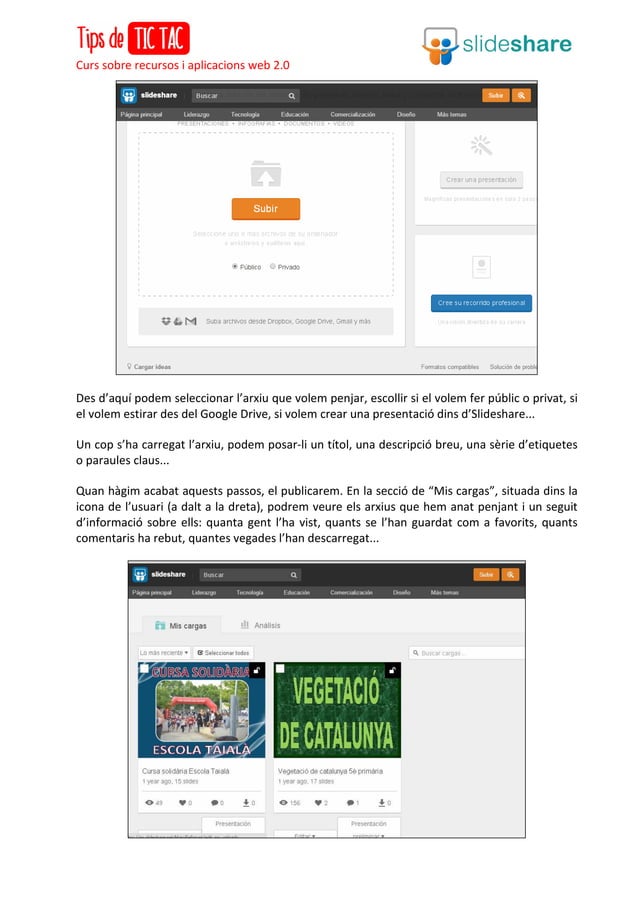 Tutorial Slideshare | PDF