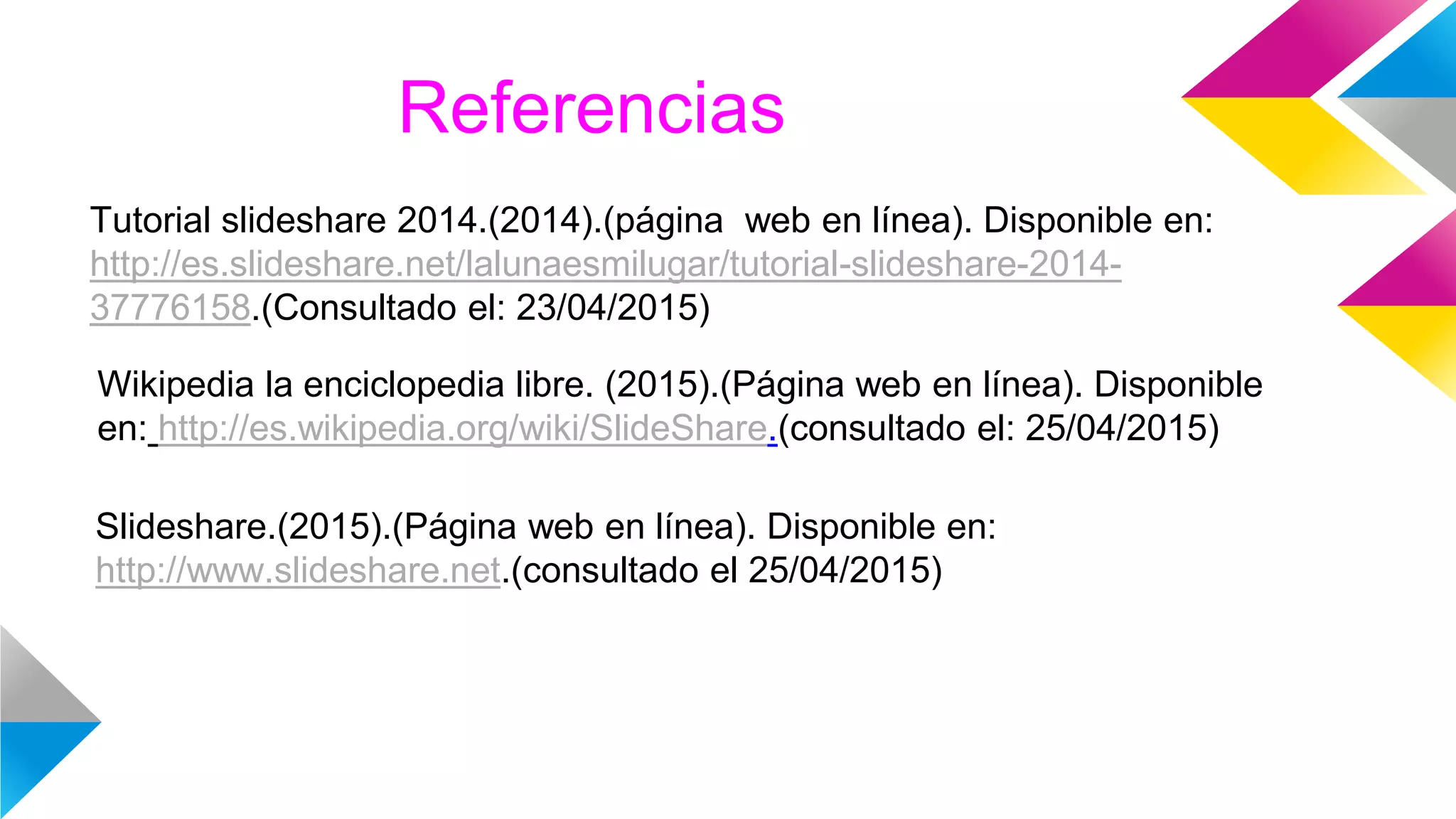 Tutorial slideshare 2015 | PPTX
