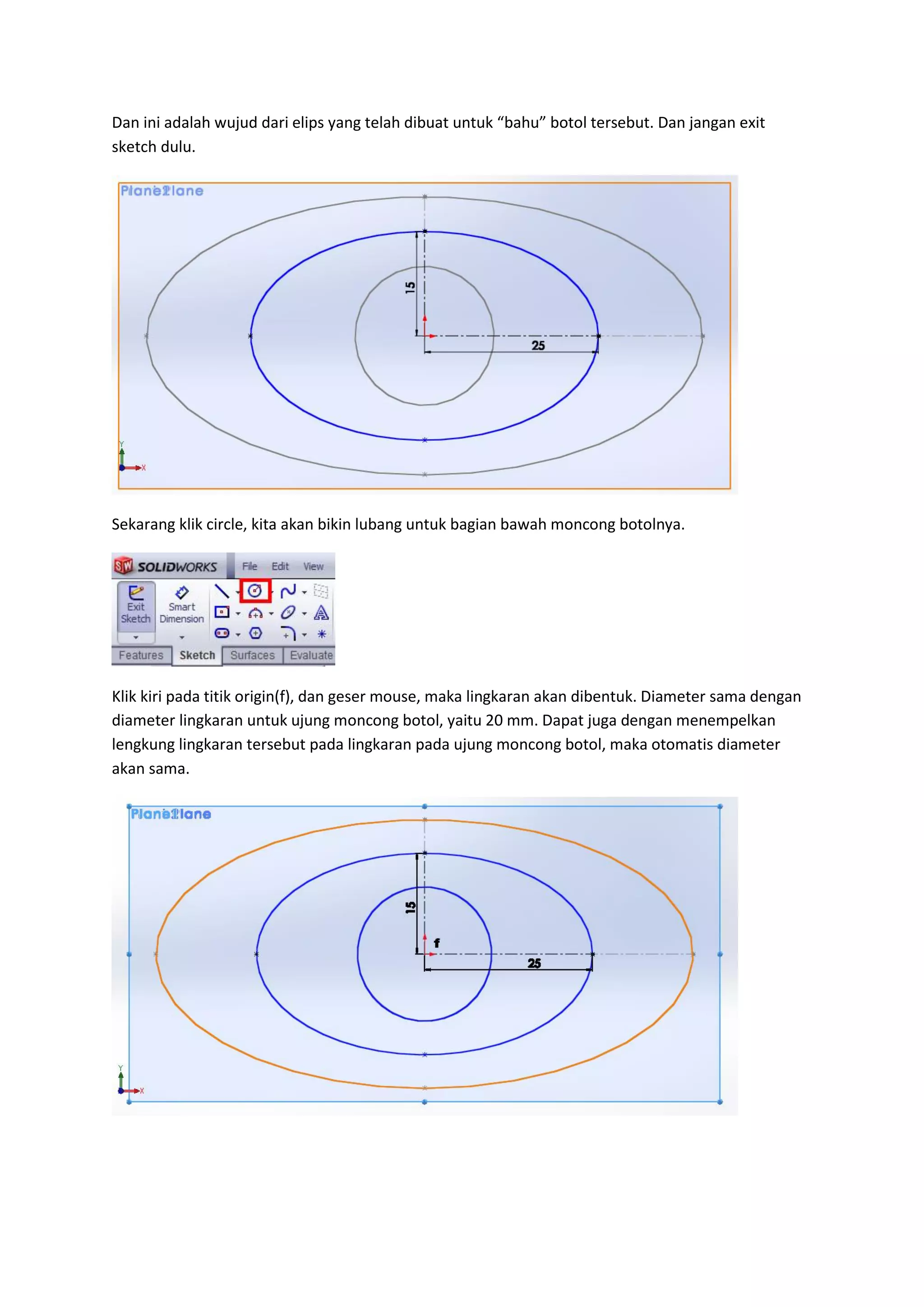 Tutorial solidworks bikin surface | PDF