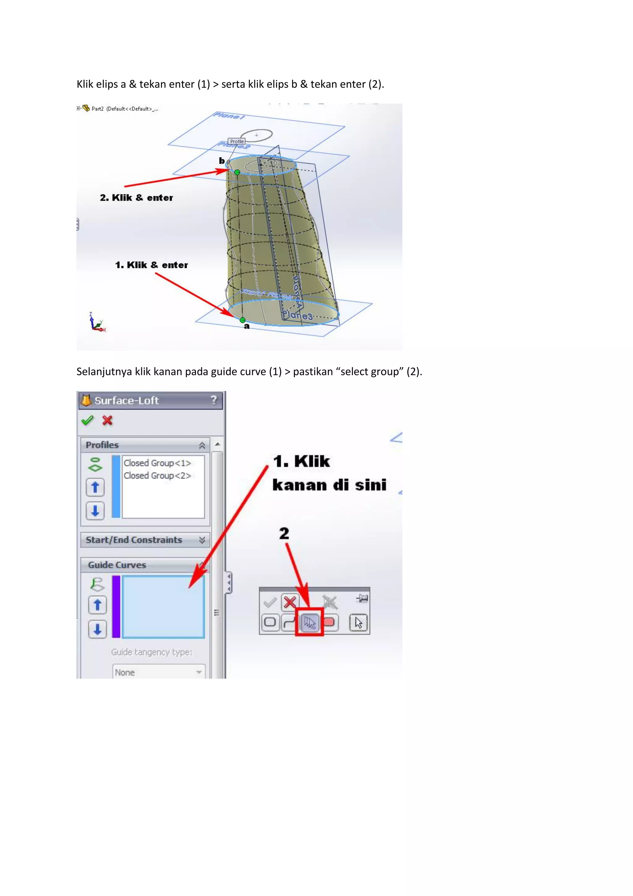 Tutorial solidworks bikin surface | PDF
