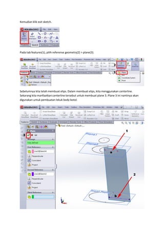Tutorial solidworks bikin surface | PDF