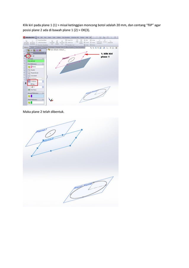 Tutorial solidworks bikin surface | PDF