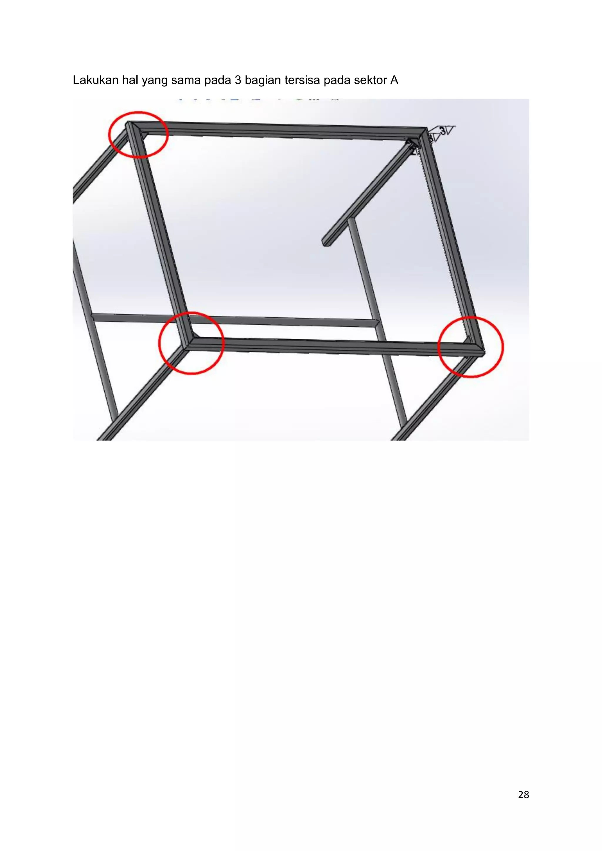 Tutorial solidworks membuat rangka meja menggunakan weldment | PDF