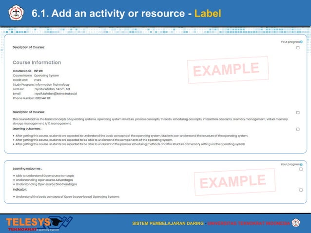 Tutorial spada universitas teknokrat indonesia | PDF