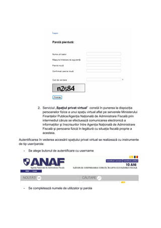 Tutorial spatiul privat_virtual | PDF