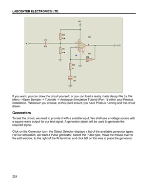 Tutorials proteus schematic | PDF | Desktop Publishing | Computer ...