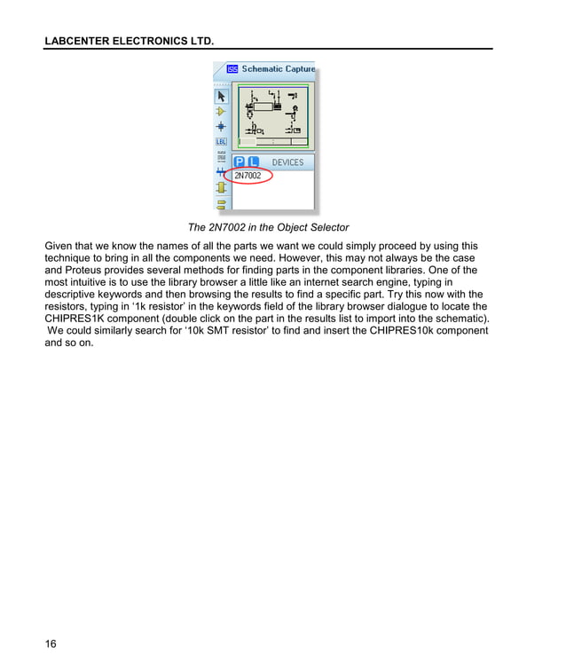 Tutorials proteus schematic | PDF | Desktop Publishing | Computer Software and Applications