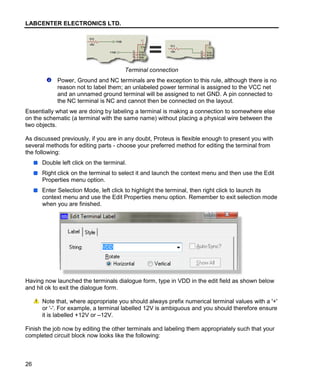 Tutorials proteus schematic | PDF