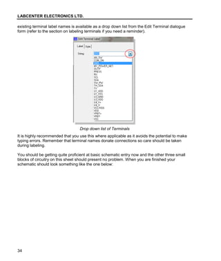 Tutorials proteus schematic | PDF | Desktop Publishing | Computer Software and Applications