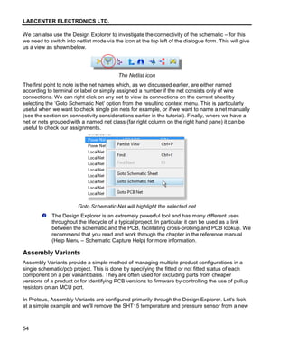 Tutorials proteus schematic | PDF