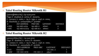 TUTORIAL STATIC ROUTING YANG MENGHUBUNGKAN 2 ROUTER MIKROTIK.pptx