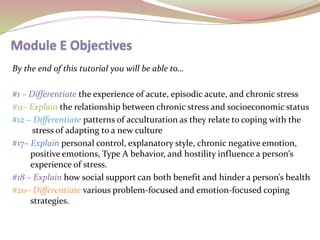 Examining Stress Tutorial | PPT