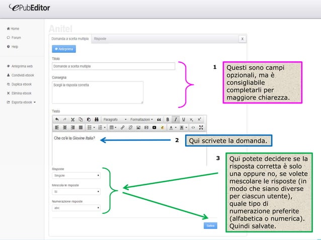 Tutorial su EpubEditor | PPT
