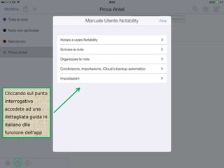 Tutorial su Notability | PPT