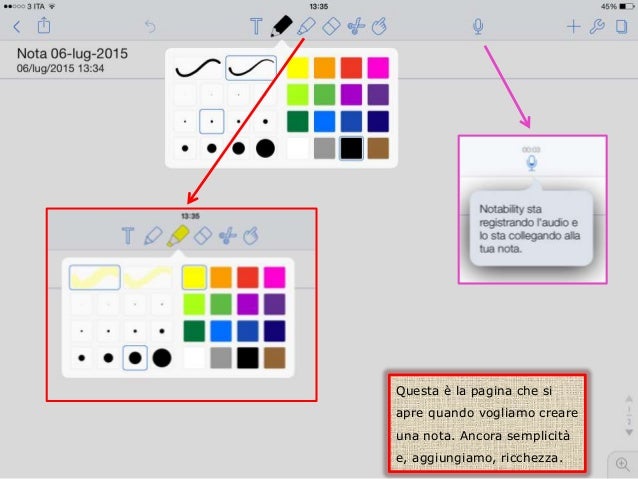 Tutorial su Notability