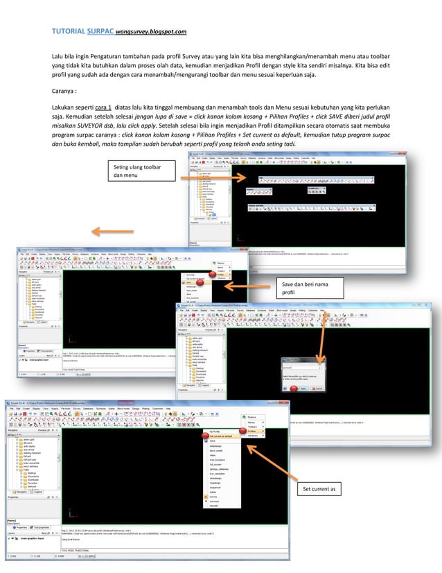 Tutorial surpac bag 2 ( profiles ) | PDF