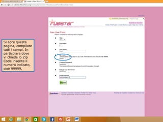 Tutorial su Rubistar | PPT