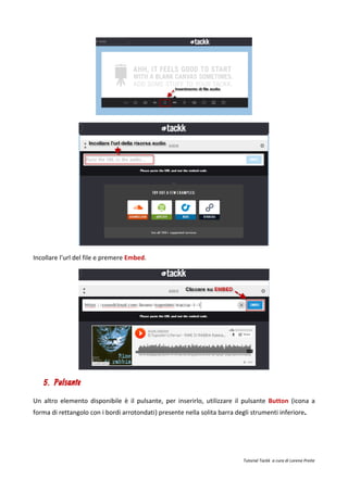 Tutorial tackk per snodi | PDF
