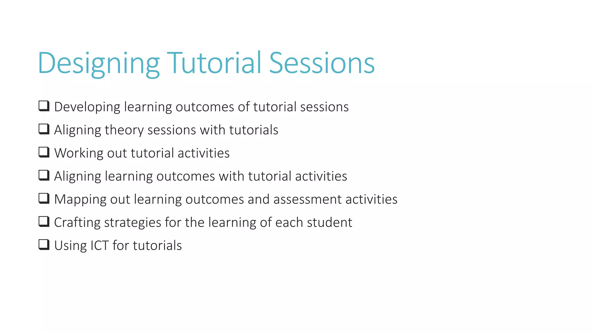 Tutorial teaching method | PPTX