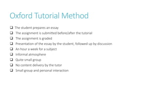 Tutorial teaching method | PPTX