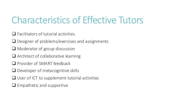 Tutorial teaching method