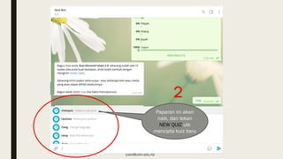 Tutorial telegram quiz | PDF