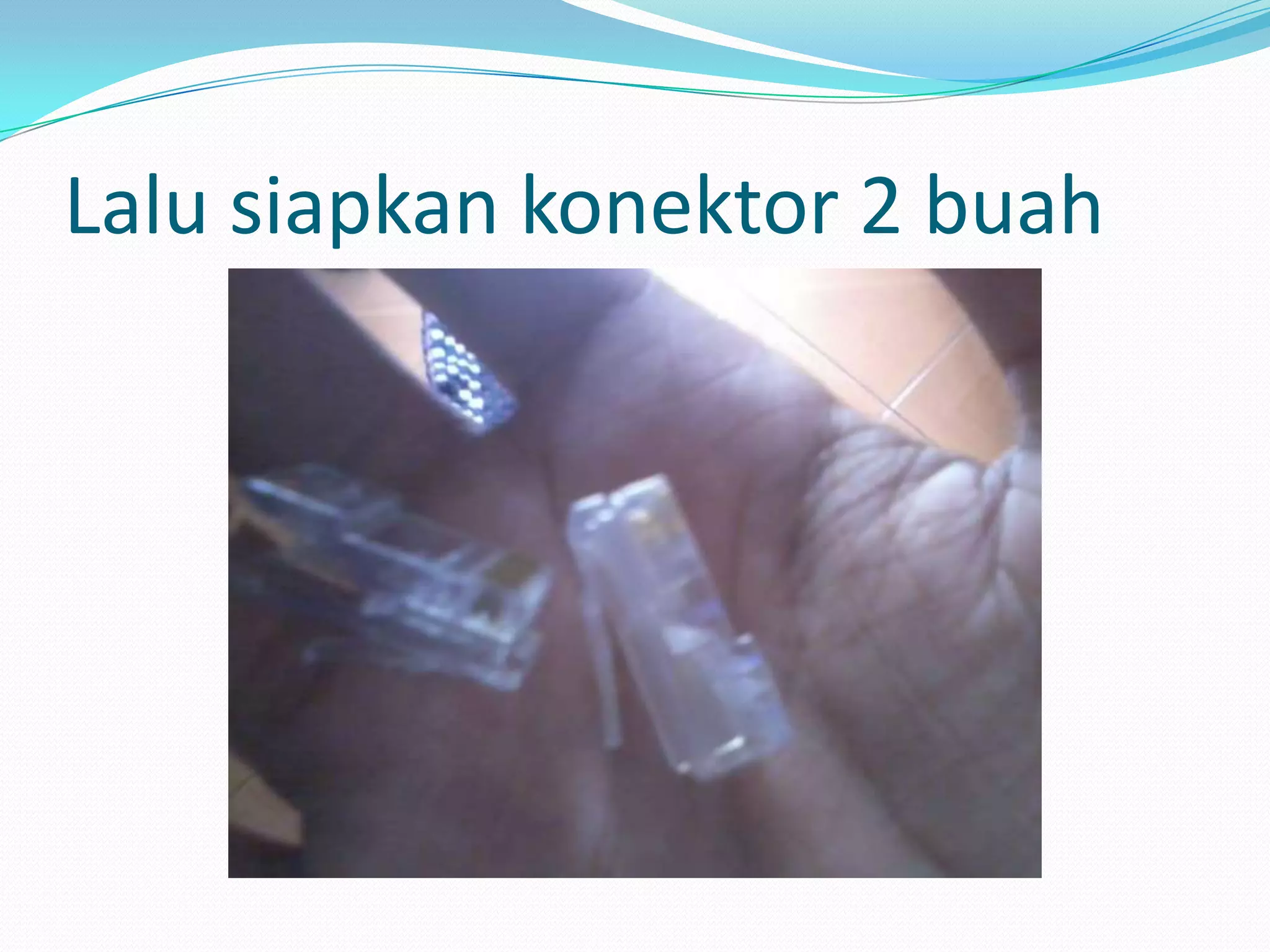 Tutorial tentang pembuatan kabel straight trought dan set | PPTX