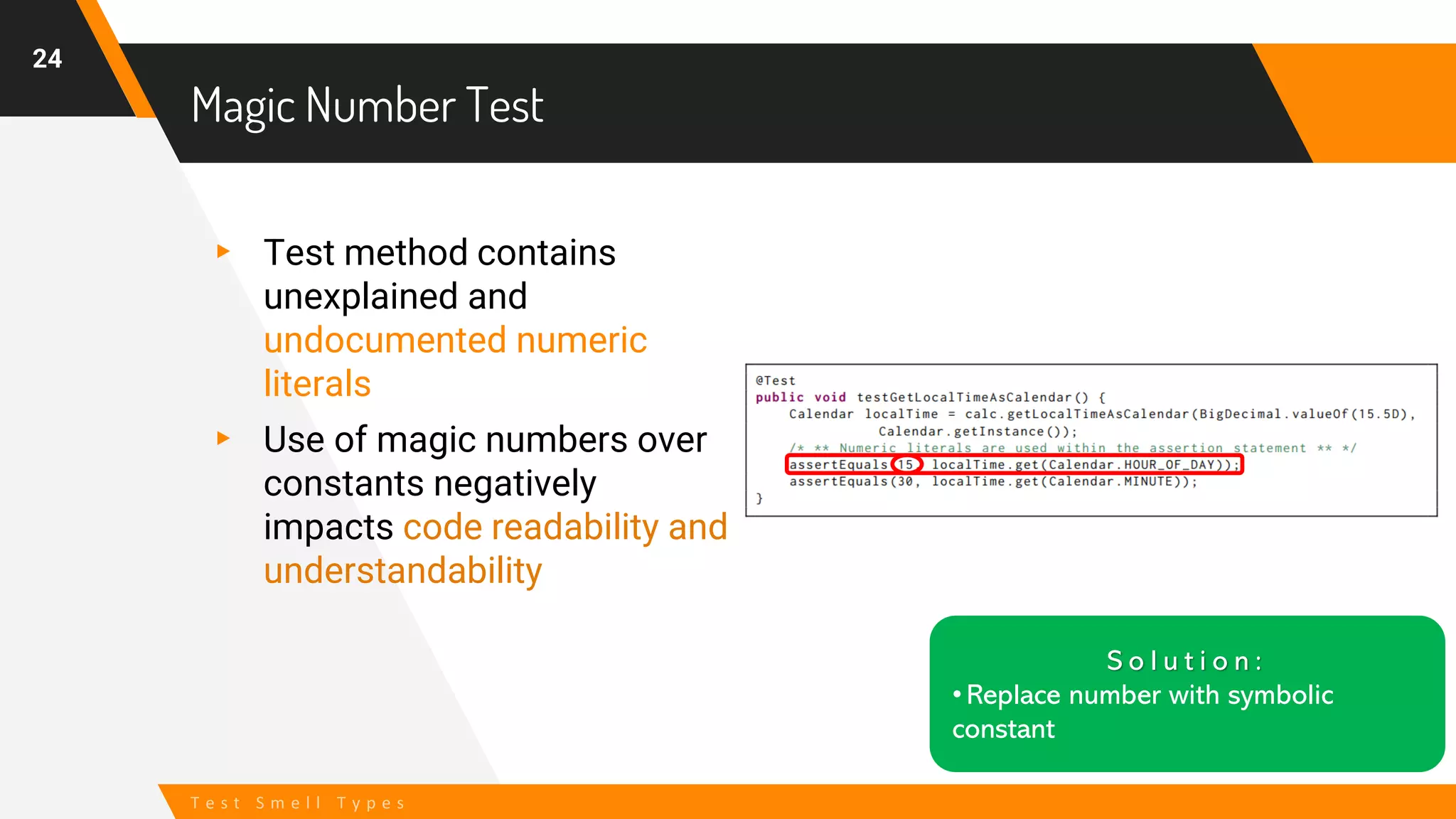 Test Anti-Patterns: From Definition to Detection | PPT
