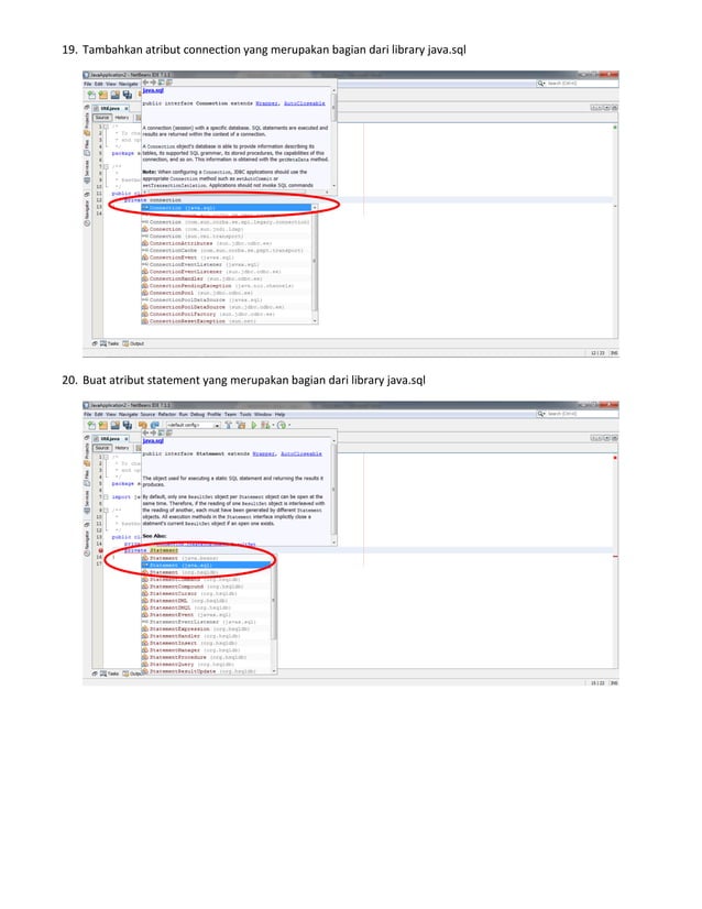 Tutorial text database (hsqldb) | PDF