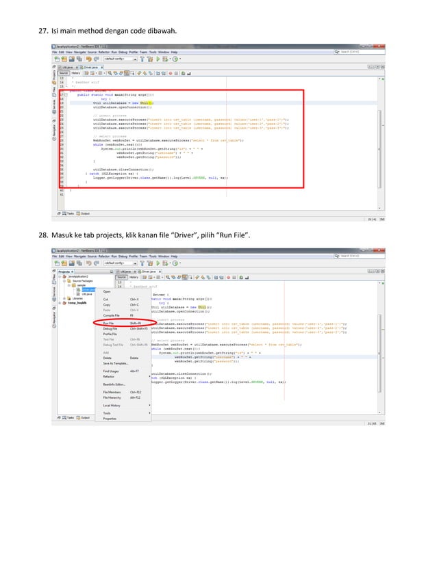 Tutorial text database (hsqldb) | PDF